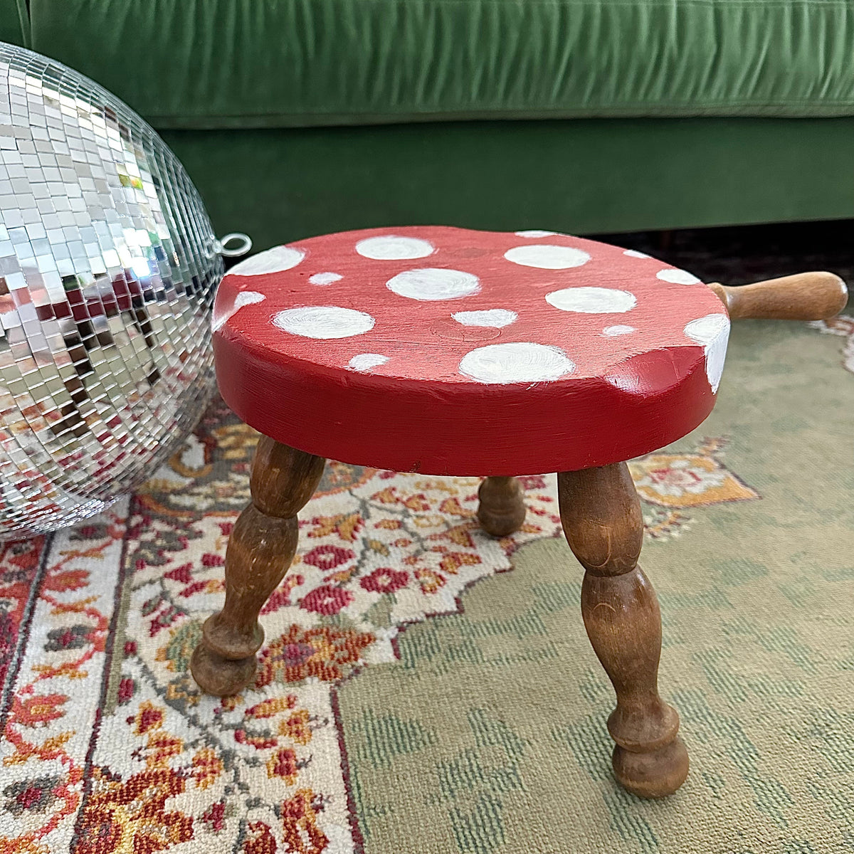 From Time-Out to Toadstool: A Whimsical Makeover for My Favorite Stool ...